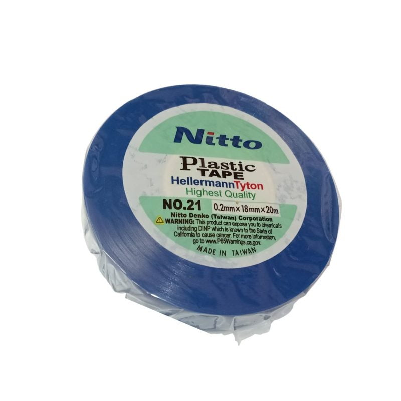 Blue Nitto Insulation Tape 0.2mm x 18mm x 20m - Nikitronics